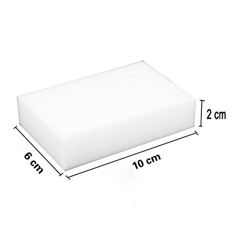 USMYTHA 100Pcs/lot Magic Melamine Cleaning Sponge Multi-Functional Foam Eraser Pads 10x6x2CM(4x2.4x0.8 inch)