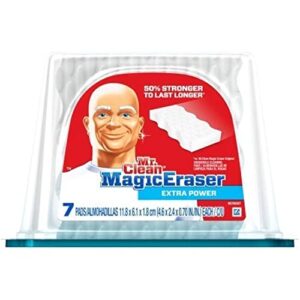 mr clean magic eraser extra power, 7 count | creates a truly noticeable clean environment