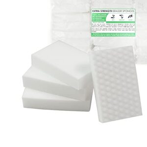 extra strength value deal, magic sponge cleaners eraser pads - white - all purpose - long lasting (30 xs eraser pack)