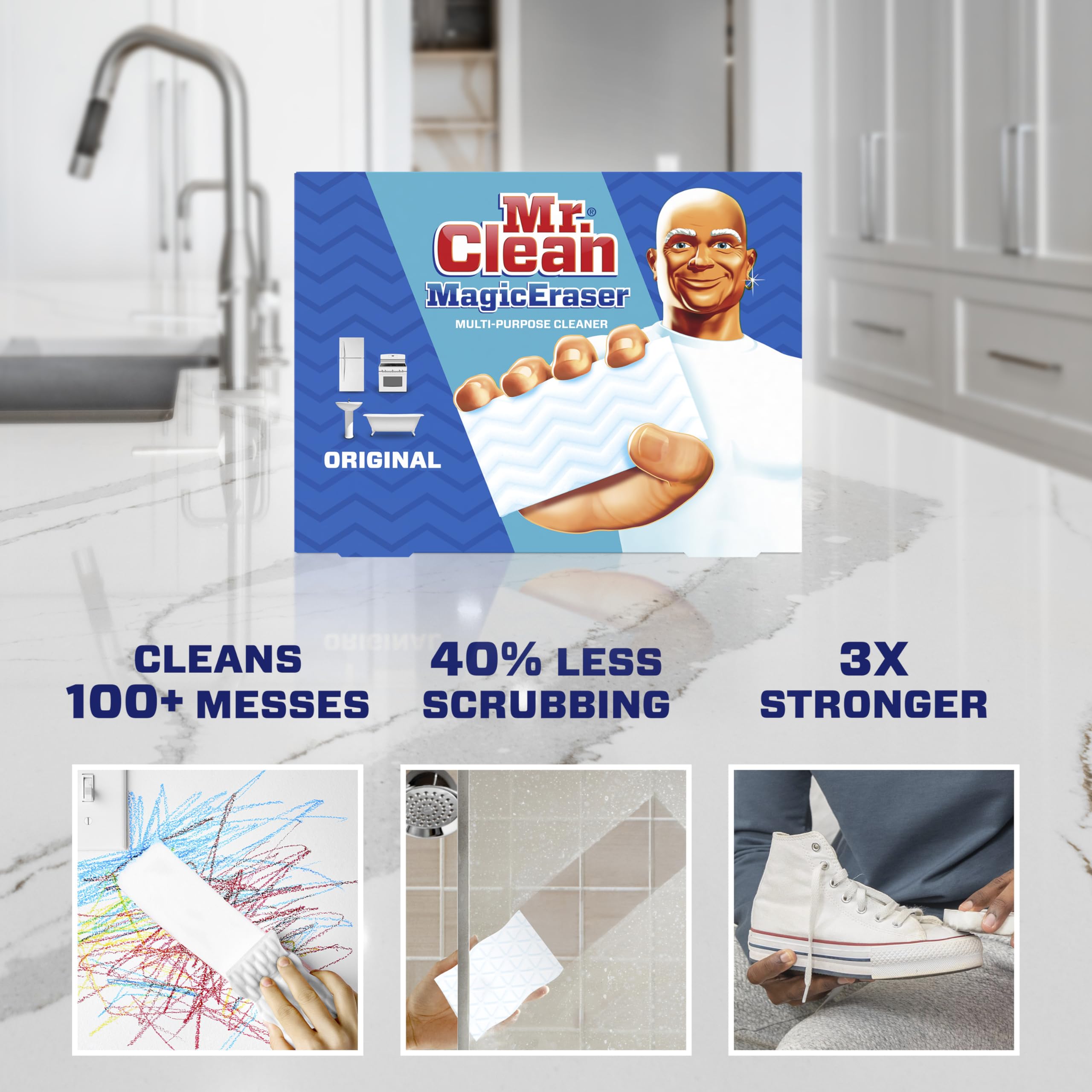 Mr Clean Magic Eraser Original Cleaning Pads 2 Count