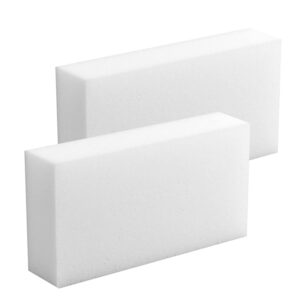 lola products rubaway eraser pad, melamine sponge, comparable to popular brand eraser pads, powerfully removes soap scum, scuff marks, ink, 2 pack