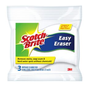 scotch-brite easy erasing pad 833, 3 count