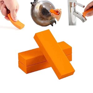 2022 new stainless steel stain eraser - magic eraser stainless steel stain remover, stainless steel decontamination artifact for kitchen (2 pcs)