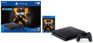 playstation 4 slim 1tb console - call of duty: black ops 4 bundle (renewed)