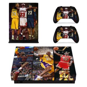 vanknight vinyl decal skin stickers wrap cover anime for xb one x xbx console controllers xb1 x basketball goat