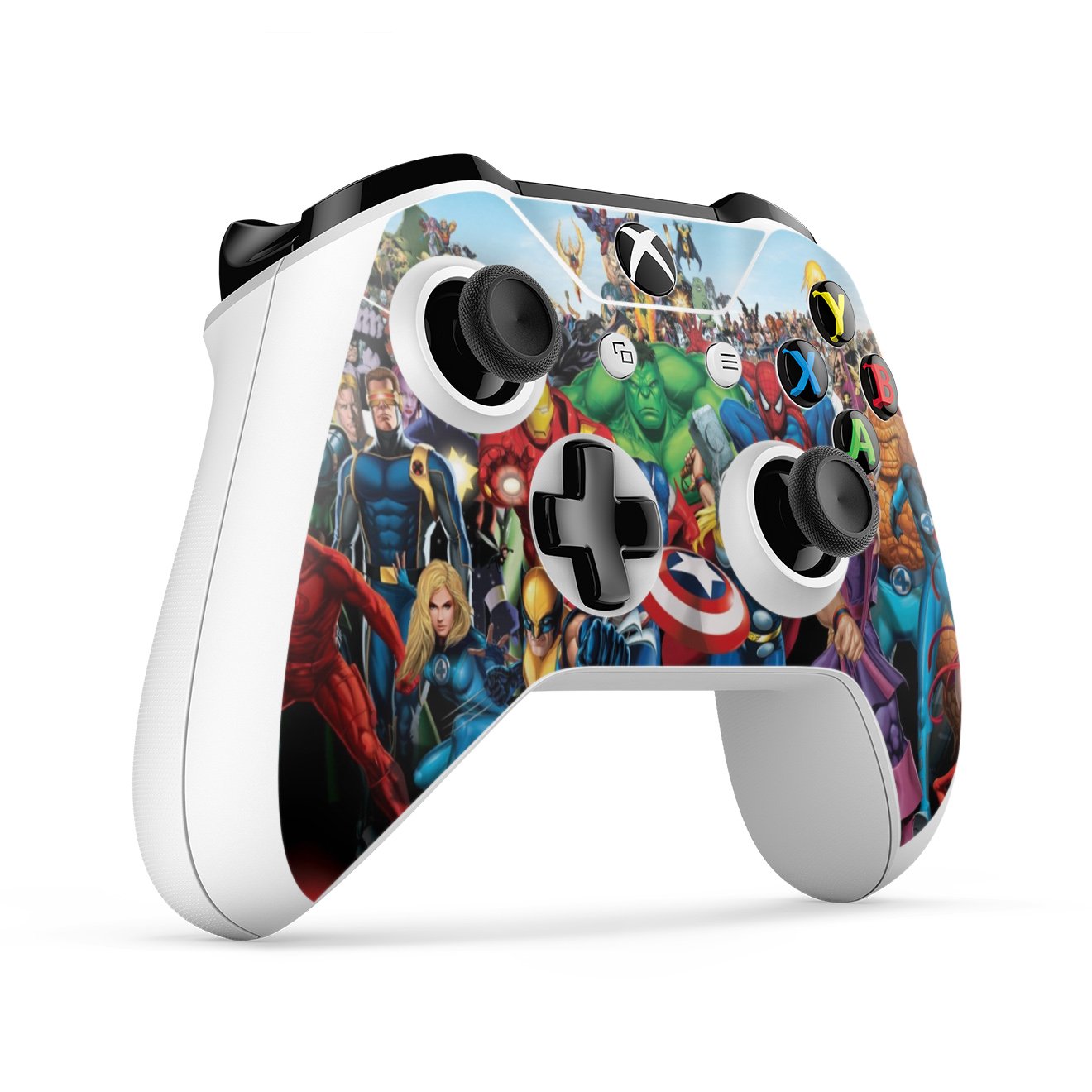 Superhero Skins for Xbox One S XBS Console Decal Vinal Sticker + 2 Controller Set