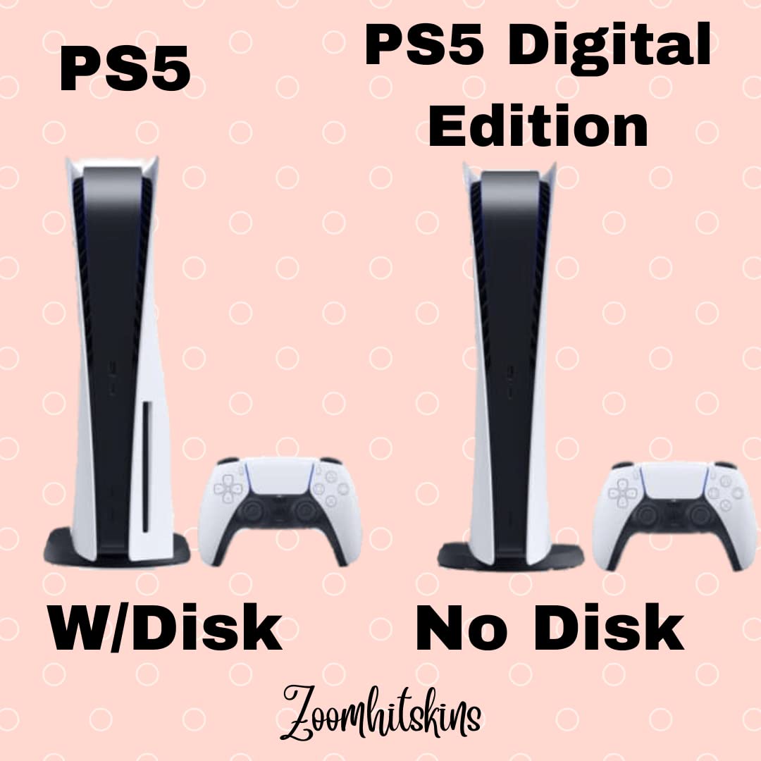 ZOOMHITSKINS Compatible with PS5 Digital Version (No Disk Version) Skin, Spider Red Blue Gold Superhero Silver, Durable, Bubble-Free, Precisely Cut