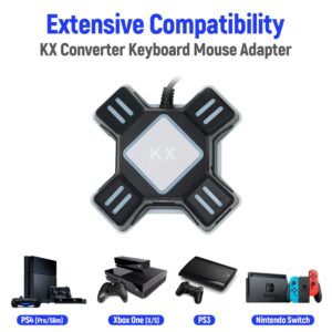 Mcbazel KX Keyboard & Mouse Converter Adapter for N-Switch/PS4/PS3