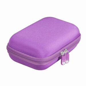 Hermitshell Hard Travel Case for Handheld Game Machine Retro Mini Game Player (Not Include The Handheld Game Console) (Purple)