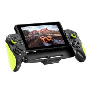 hawksbill nintendo switch compatible handheld controller, plug and play, charging, turbo and auto function