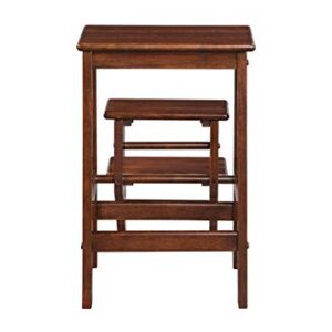 Boraam Step Stool, 24-Inch, Cappuccino