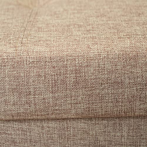 Simplify Polypropylene Storage Ottoman, Natural (F-0637-NATURAL)