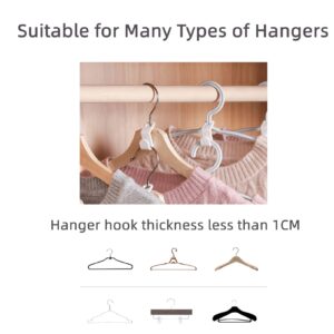 Clothes Hanger Connector Hooks Hangers Cascading Hooks Heavy Duty Connection Hooks Space Saving Hanger Extenders Clips for Clothes for Organizer Closet (120)