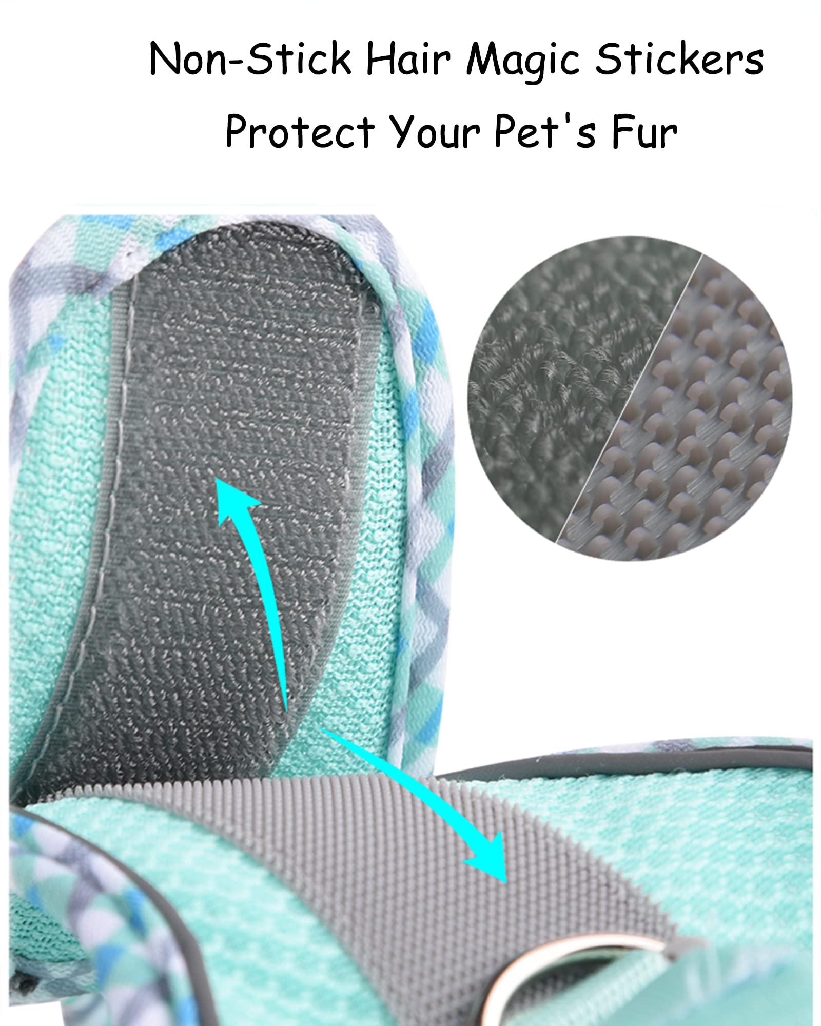 Petank Green Dog Harness (XS), No Pull, Puppy Harness and Leash Set, Jacquard Mesh, Easy Walk Dog Harness for Small Medium Dogs, Reflective Strip, Training, Running, Walking