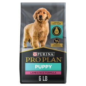 purina pro plan high protein puppy food dha lamb & rice formula - 6 lb. bag