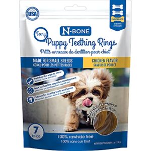 n-bone teeny puppy teething rings chicken flavor 7 count / 4.6oz