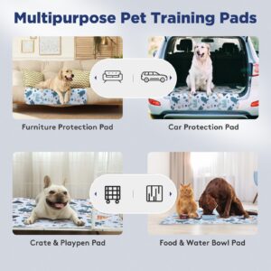 Washable Pee Pads for Dogs, 2 Pack Small 18"x24" Super Absorbent Reusable Puppy Pads Pet Training Pads, 100% Waterproof Non-Slip Puppy Pee Pads Whelping Dog Playpen Crate Potty Pads Puppy Essentials