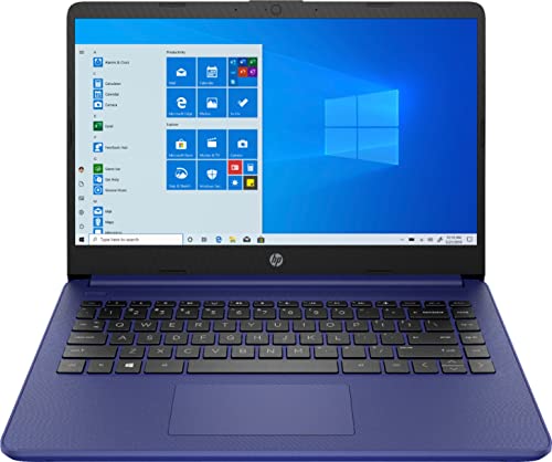 2022 HP Stream 14in laptop, Intel Celeron N4020 Dual-Core Processor, 4GB DDR4 Memory, 192GB storage(64GB eMMC+64GB card),HDMI,WiFi,Webcam,Bluetooth,1-Year Microsoft 365,Win10 S,Indigo Blue|NoCo bundle