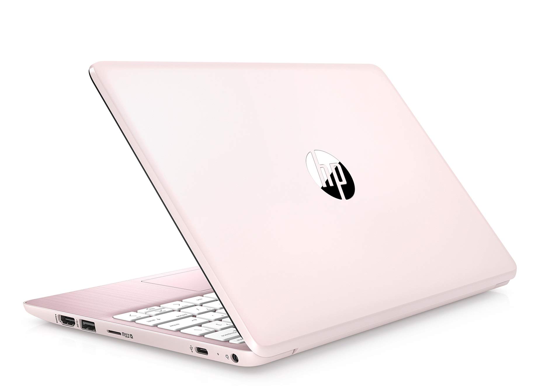 HP 2021 Stream 11.6-inch HD Laptop PC, Intel Celeron N4020, 4 GB RAM, 64 GB eMMC, WiFi 5, Webcam, HDMI, Windows 10 S with Office 365 Personal for 1 Year + Fairywren Card (Rose Pink)