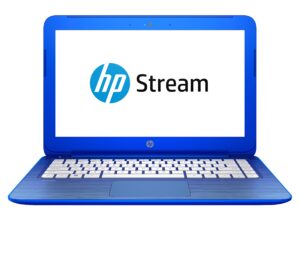 hp stream 13-c291nr signature edition laptop - 13.3" hd display, intel celeron n3050, 2gb ram, 32gb ssd, windows 10, office 365 personal - blue