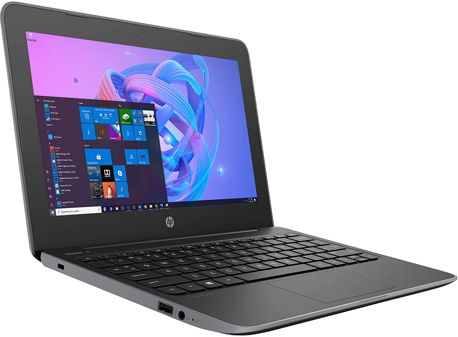 HP 5VR92UT Stream 11 Pro G5 11.6 Laptop N4000 4GB 64GB eMMC Windows 10 Pro (Renewed)