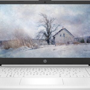 HP Stream 14inch HD Display, Intel Celeron N4120 Quad-Core Processor, 32GB DDR4 RAM, 128GB Storage(64GB eMMC+64GB Card), WiFi, Webcam, Bluetooth, Win11, Snow White (Renewed)