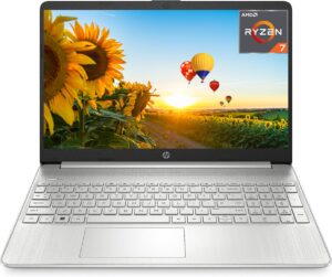 hp 2023 newest 15.6" laptop, business and office, amd ryzen 7 5700u processor, 16gb ram, 512gb ssd, micro-edge, 10h battery life, full-size kb, wi-fi 6, bluetooth, thin & portable, windows 11 home