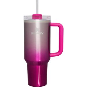 stanley adventure quencher h2.0 flowstate 40 oz tumbler - camelia pink gradient