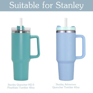 Silicone Boot for Stanley 40 oz Quencher, Boot Sleeve Cover Fit for Stanley Quencher H2.0 and Quencher Adventure Tumbler 40oz, Protector Water Bottle Sleeve for Stanley Cup Accessories (Gray)