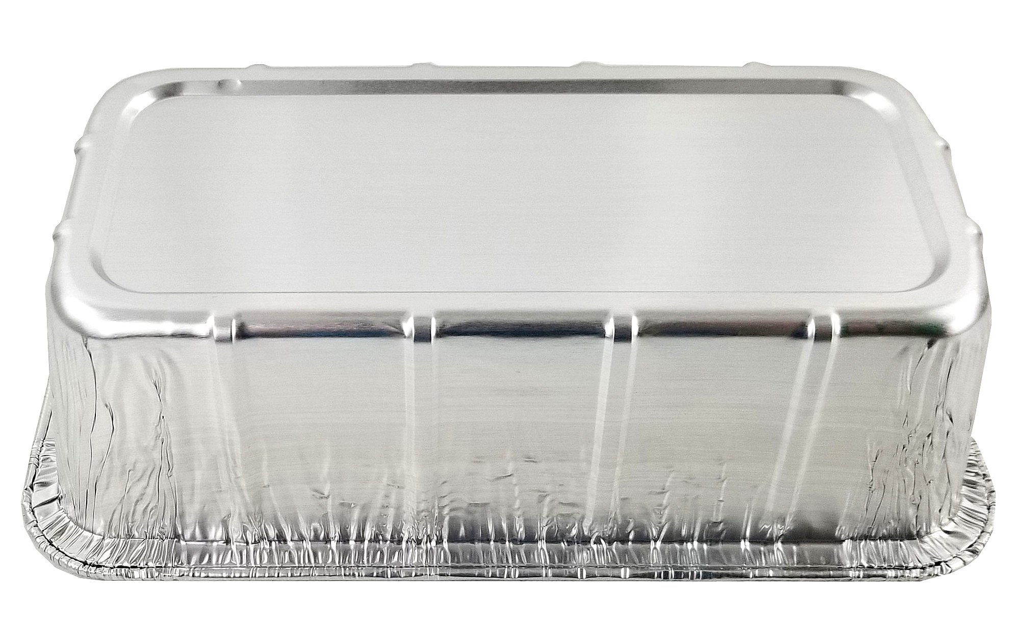 PACTOGO Loaf Pans - Disposable Aluminum Foil 1 1/2 lb. Bread Tins 8.5" X 4.5" X 2.3" (Pack of 500)