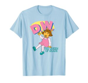 arthur d.w. the queen of shade t-shirt