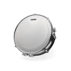 Evans Genera HD Dry Snare Drum Head - 14 Snare Drum Head - Featuring Vent Holes to Control Sustain & Tighten Sound - Overtone Control - Coated with 2 Plies - 14 Inch