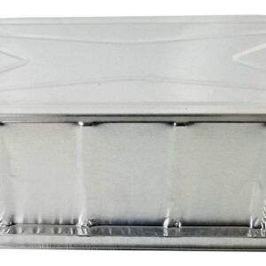 Disposable Aluminum 2 Pound Closable loaf pan with Board Lids