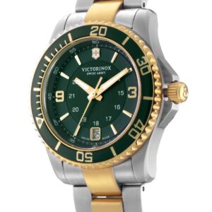 Victorniox Men's 241612 Maverick Two-Tone Green Stainless Steel Watch