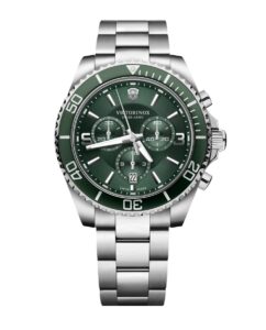 victorinox men's does not apply maverick chrono green dial, armys quartz watch