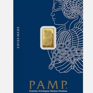 1 Gram Gold Bar PAMP Suisse Lady Fortuna Veriscan .9999 Fine (in Assay) Specifications: Condition:New in Assay Fineness:.9999 .