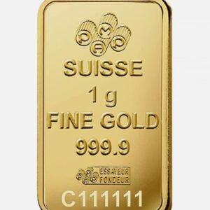 1 Gram Gold Bar PAMP Suisse Lady Fortuna Veriscan .9999 Fine (in Assay) Specifications: Condition:New in Assay Fineness:.9999 .