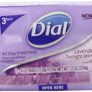 Dial Antibacterial Deodorant Soap Lavender & Twilight Jasmine - 3 CT