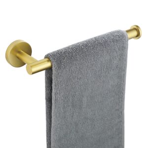 hand towel holder for bathroom, brushed gold hand towel bar, sus304 stainless steel hand towel hanger, wall mounted small hand towel ring, 9 inch round heavy duty towel rack for bathroom, kitche