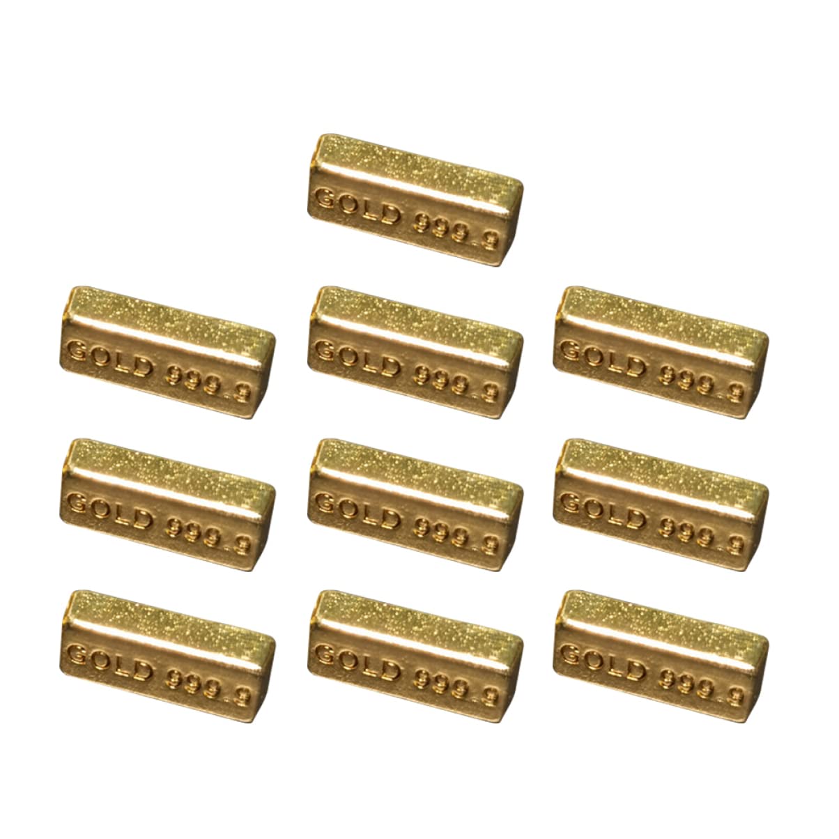 jojofuny 30 PCS Dollhouse Mini Mini Model Mini Fake Gold Brick Mini Gold Fake,