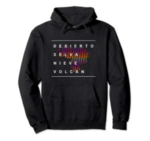 venezuela desierto selva nieve venezuelan chromatic art gift pullover hoodie