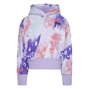 hurley girls' one and only pullover hoodie, multi, 4