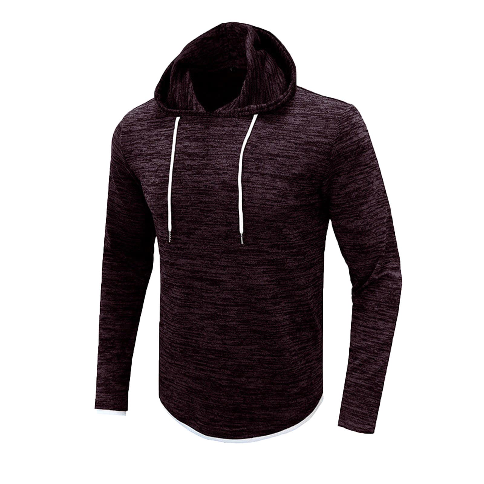 Muscularfit day prime deals 2034 Workout Sweatshirts for Men Loose Fit Long Sleeve Cotton Hoodies Pullover Casual Lightweight Gym Athletic Hooded mens skeleton hoodie Coffee L