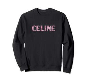 celine heart pink sweatshirt