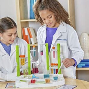 Thames & Kosmos Ooze Labs Chemistry Station Science Experiment Kit, 20 Non-Hazardous Experiments Including Safe Slime, Chromatography, Acids, Bases & More, Multi-color