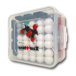 snatoms x by veritasium - the ultimate magnetic molecular modeling set | v2.0 stronger magnets | engaging science education kit for stem learning | intro to atoms, molecules, bonding, chemistry