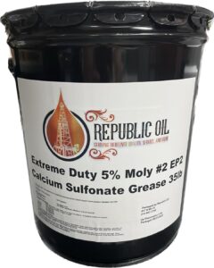 republic oil extreme duty 5% moly heavy duty grease 35lb | moly grease | 5% moly | calcium sulfonate | ep2 | #2 | heavy duty moly | 35lbs | moly grease | nlgi 2