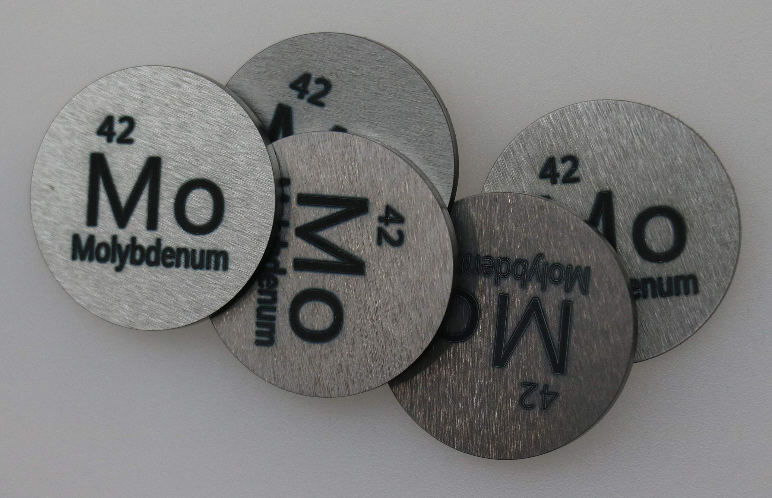 Molybdenum (Mo) 24.26mm Metal Disc 99.95% Pure for Collection or Experiments