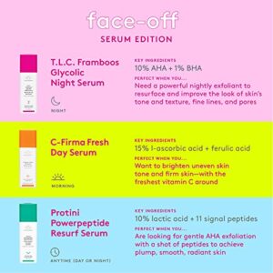 Drunk Elephant T.L.C. Framboos Glycolic Night Serum - Skin Care Brightening Night Serum. Repackaging (50 mL / 1.69 Fl Oz)