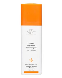 drunk elephant c-firma day serum. brightening and tightening face serum with 15 percent ascorbic acid (1 oz / 30 ml)